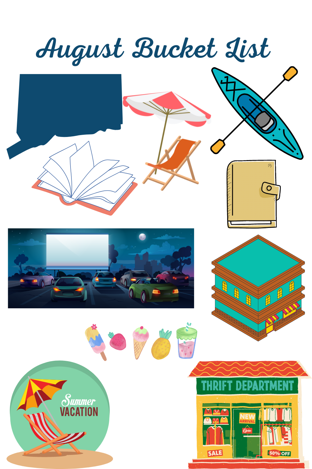 August Bucket List — Read & Wright