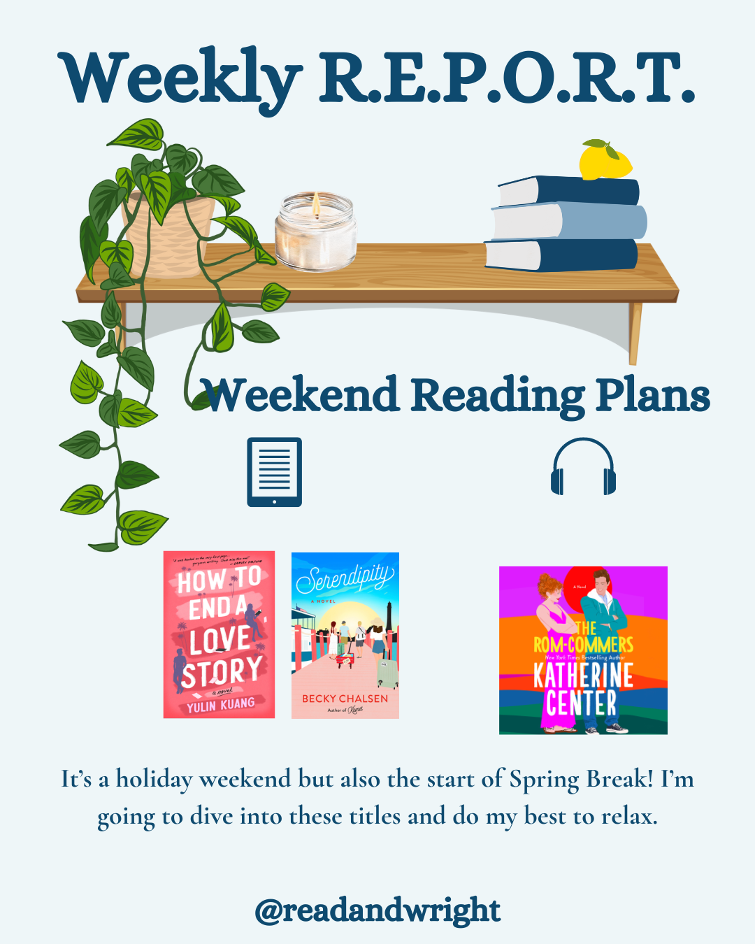 Weekly Wrap Up 3/29/24 — Read & Wright