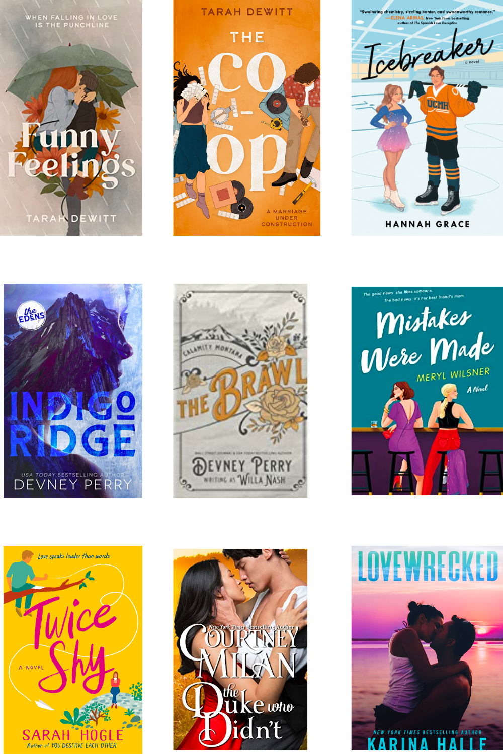 Books By Trope: No 3rd Act Break Up — Read & Wright