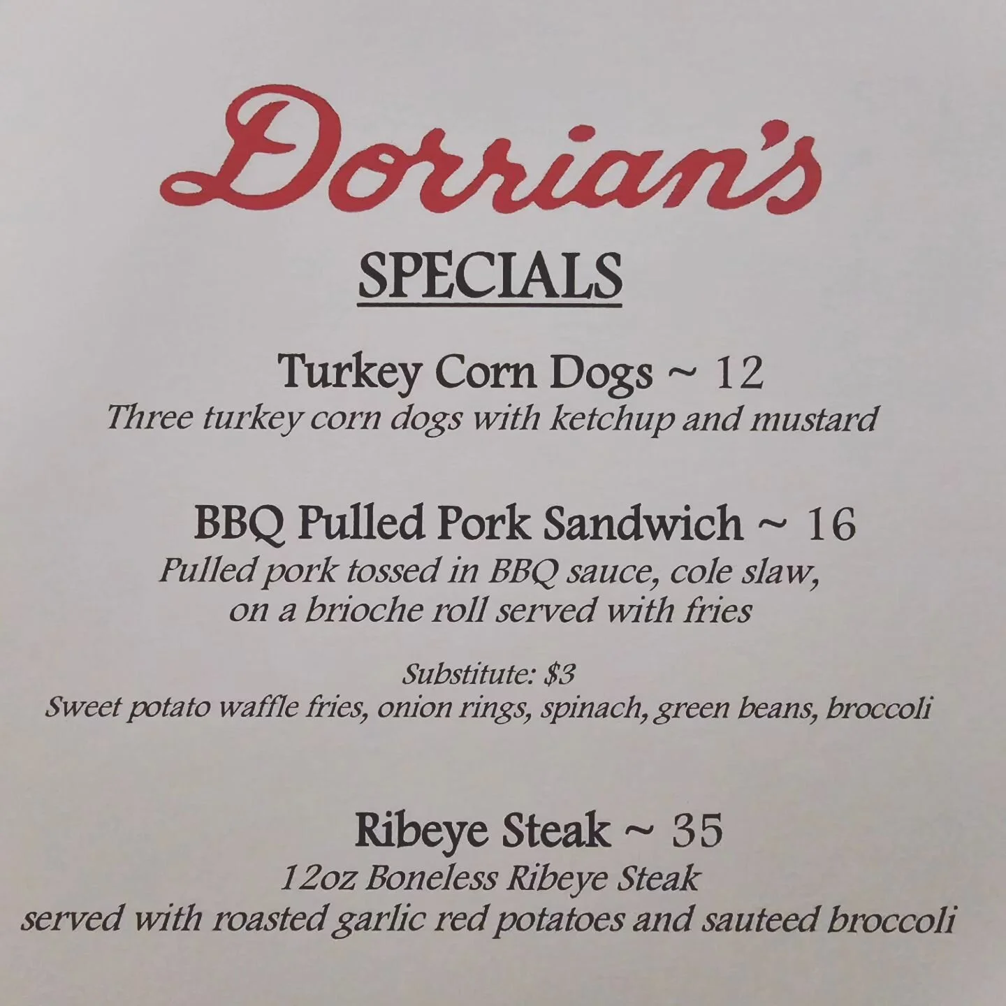 SOCIAL MEDIA — DORRIAN'S RED HAND (JERSEY CITY)