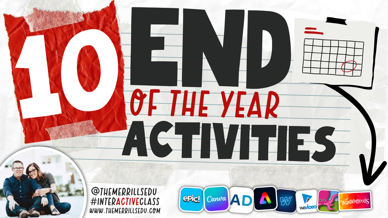 10 End of the Year Activities for Elementary Students — @TheMerrillsEDU