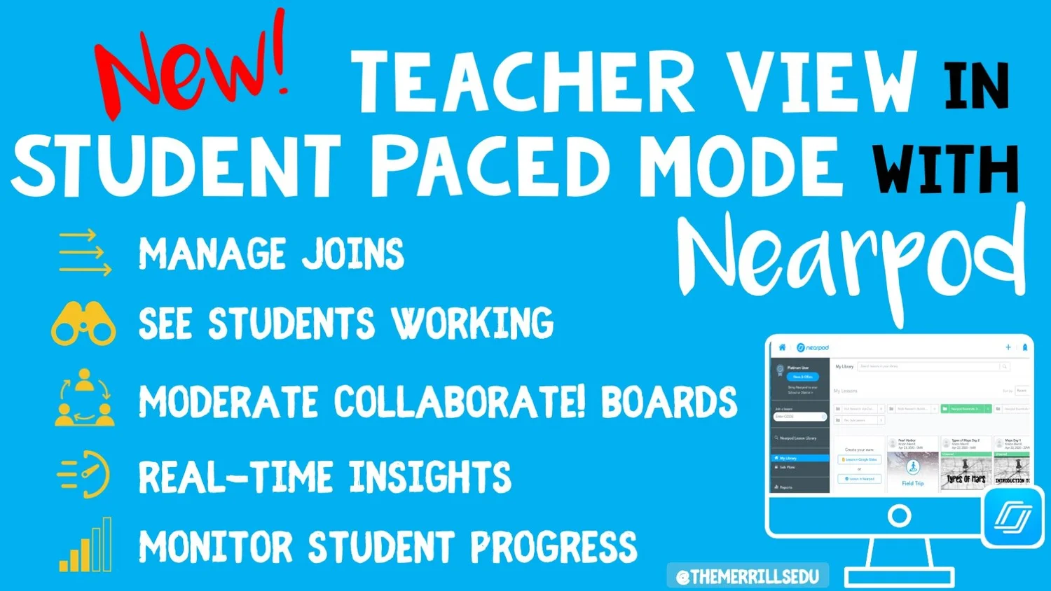 Using Teacher View in Student Paced Mode with Nearpod — @TheMerrillsEDU