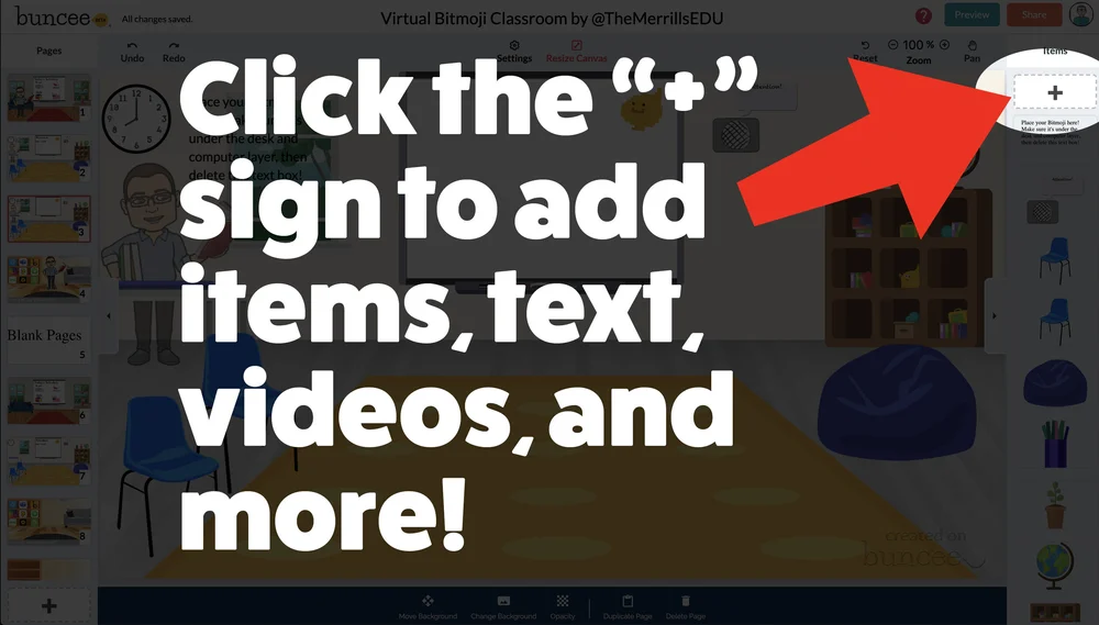 How to Create a Virtual Classroom with Your Bitmoji in Buncee ...