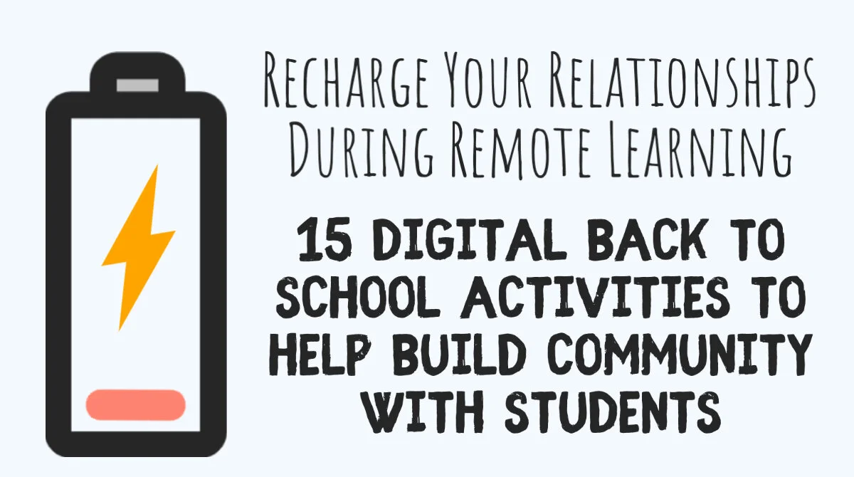 15 Ways to Connect with Students During Remote Learning — @TheMerrillsEDU