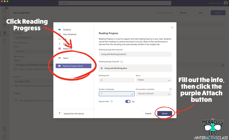 How to Use Microsoft's Reading Progress Tool — @TheMerrillsEDU