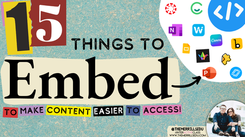 Ways to Embed Canvas, Flipgrid, Nearpod, Google Slides, Power Point and ...