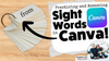 Practicing and Assessing Sight Words in Canva — @TheMerrillsEDU