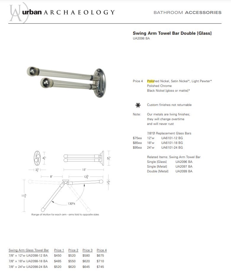 Swing Arm Bars
