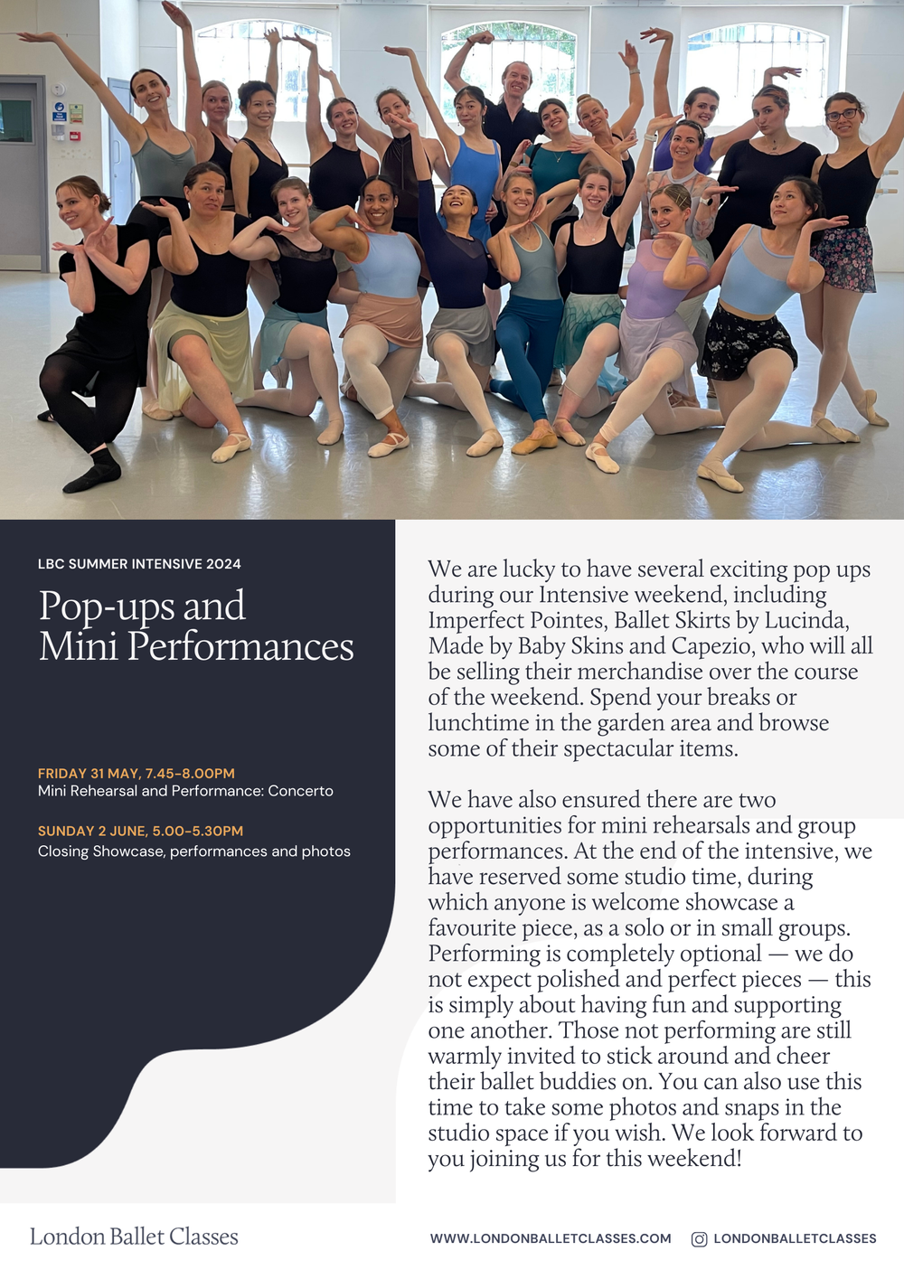 Adult Ballet Weekends | Ballet Intensives in London — London Ballet Classes