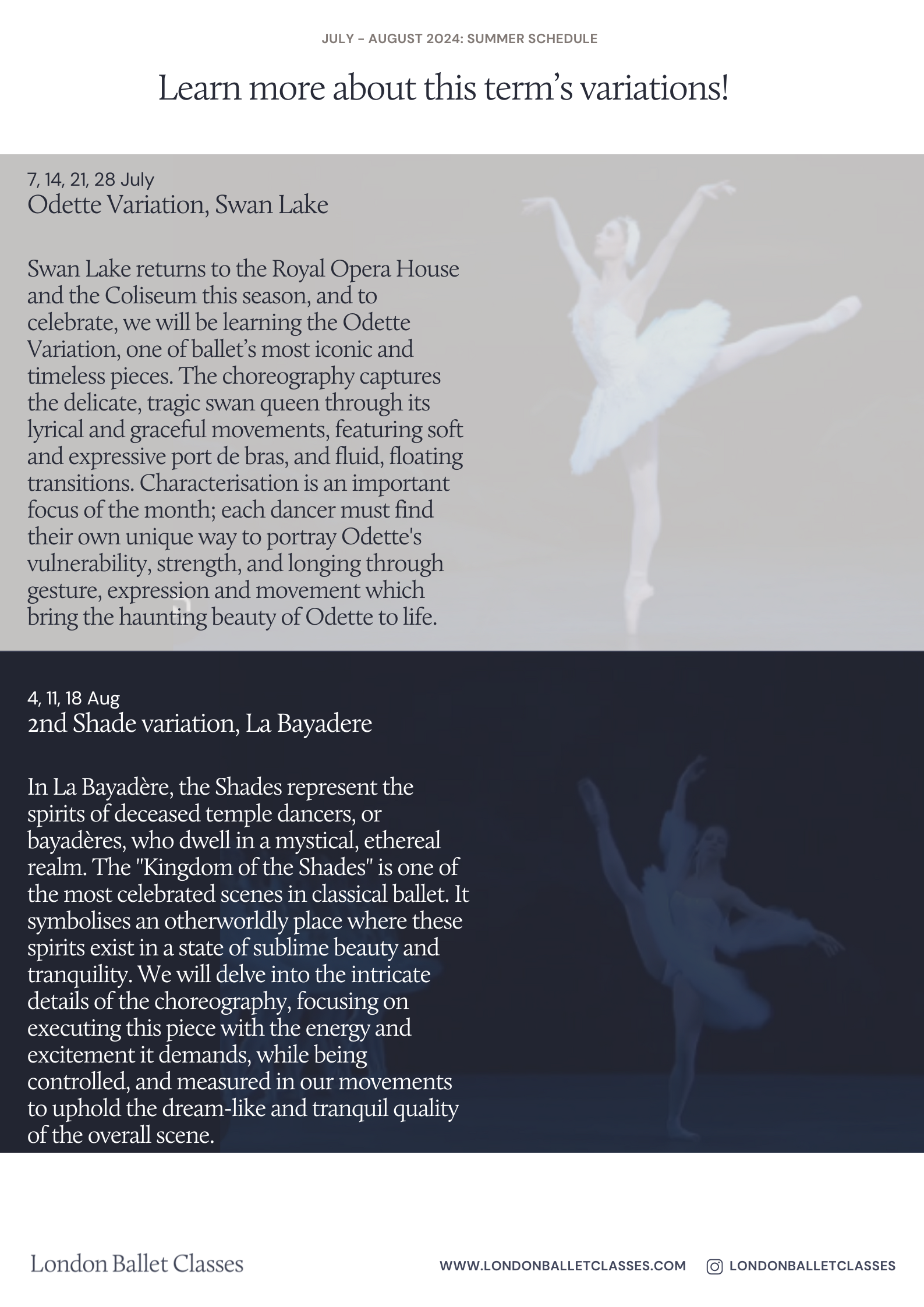 Learn Ballet as an adult — London Ballet Classes