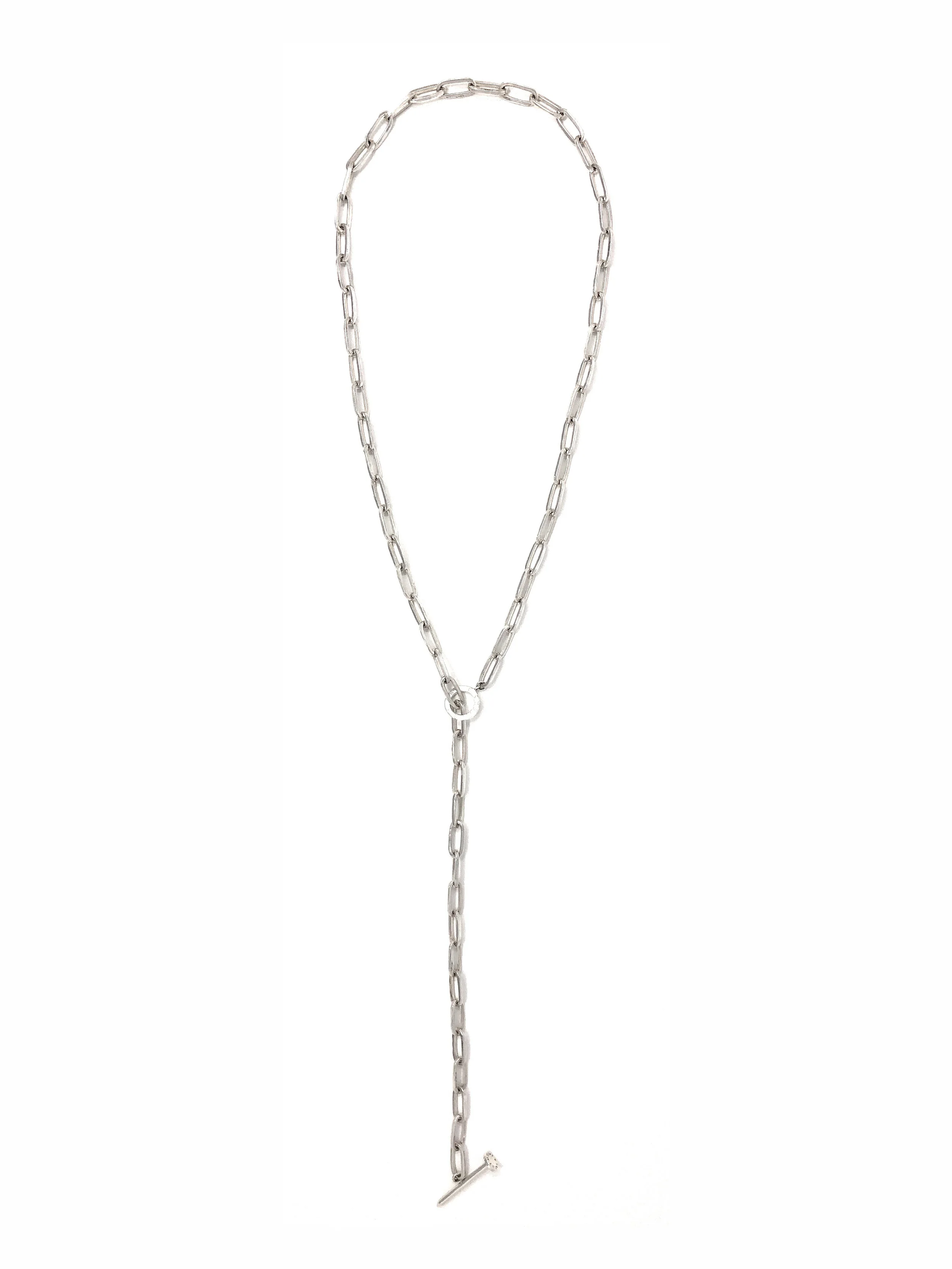 14K Gold Elongated Chain Link Necklace — FRY POWERS