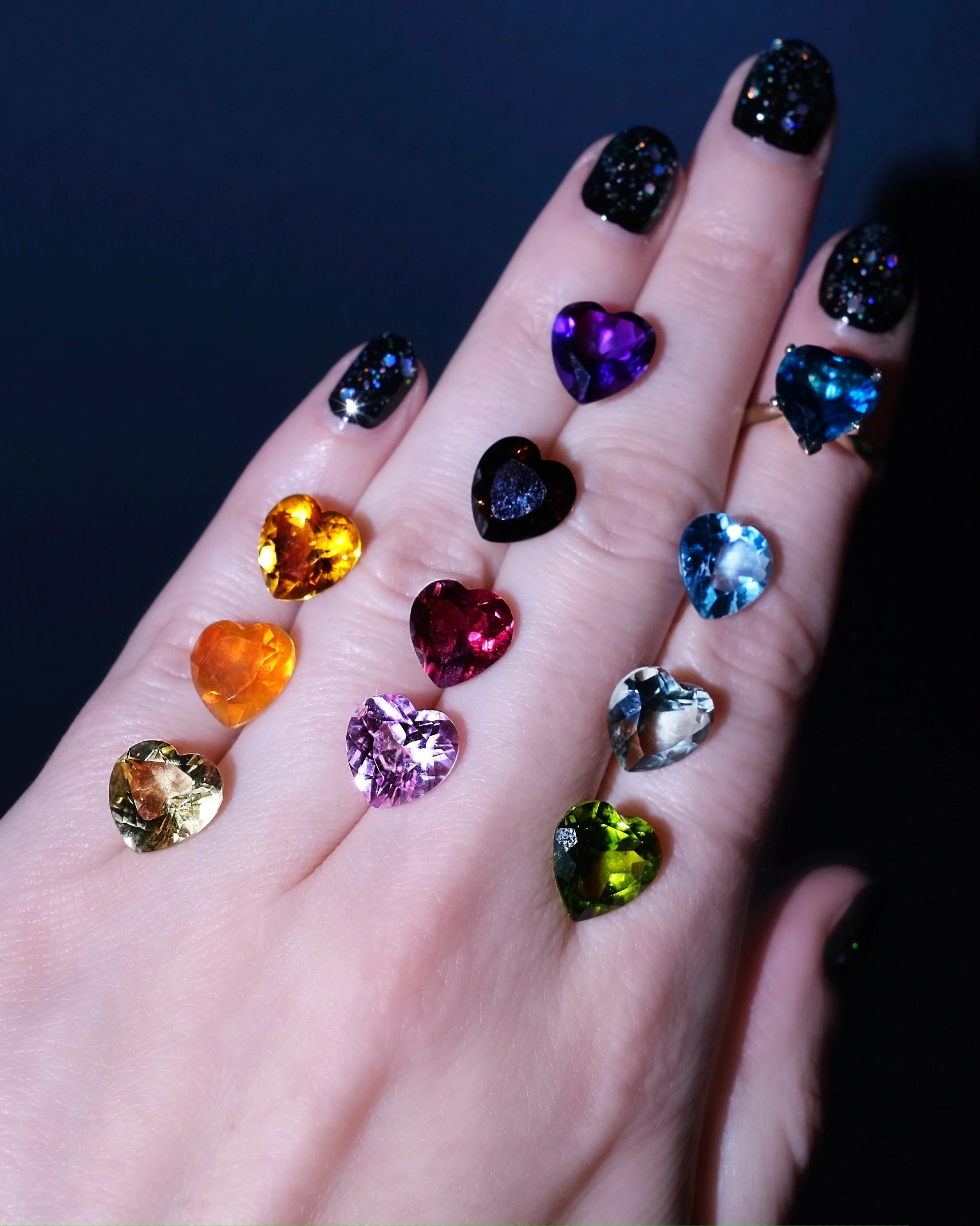 Gem + Enamel Ring in Very Violet — FRY POWERS