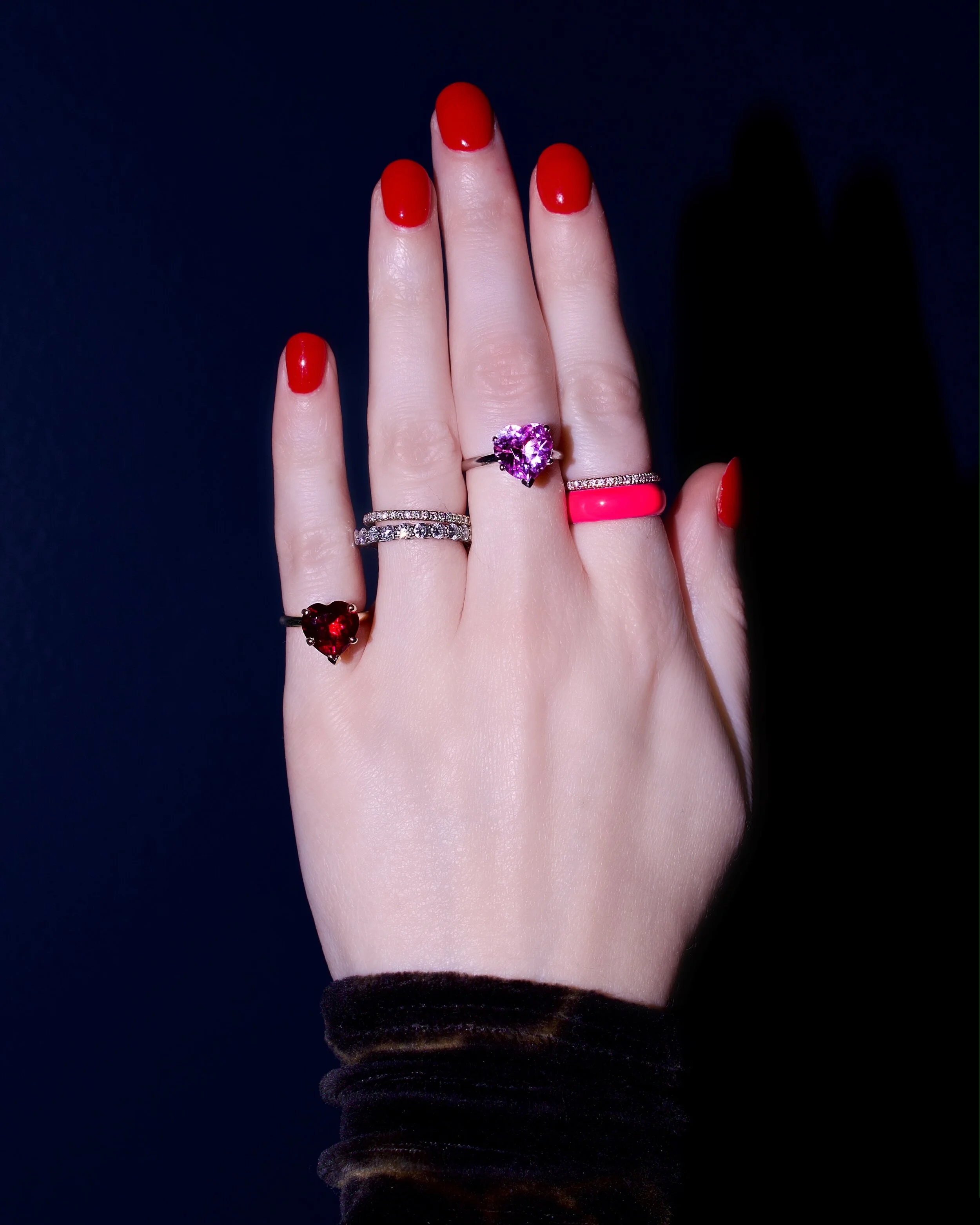 Heart Ring in Red Garnet — FRY POWERS
