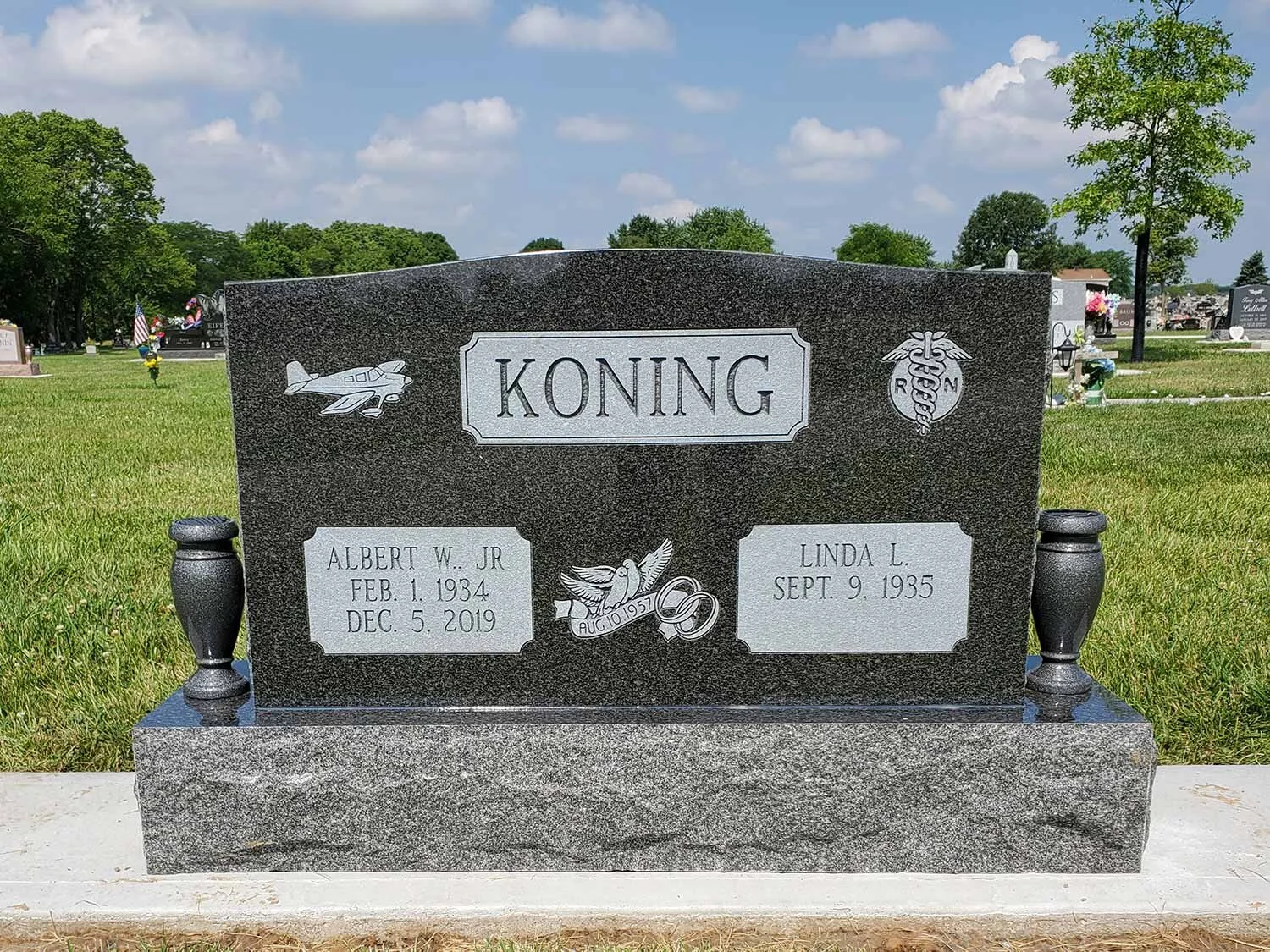 Companion Headstones, Grave Markers, and Monuments — Morrison Monuments