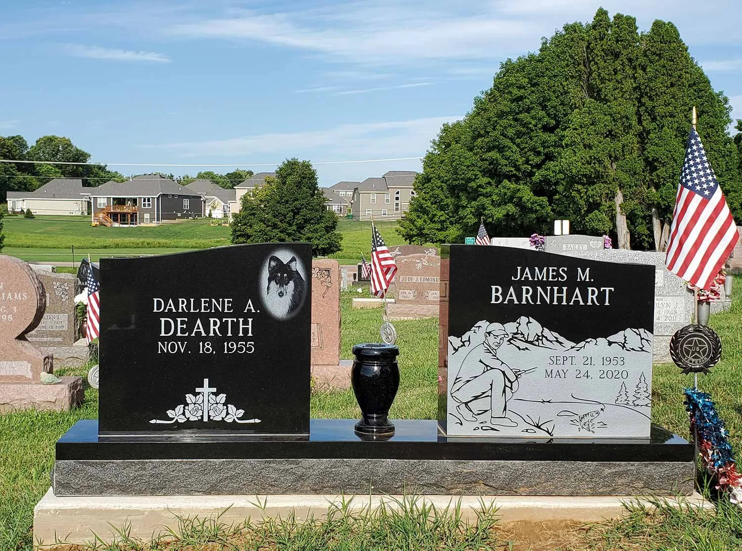 Companion Headstones, Grave Markers, and Monuments — Morrison Monuments