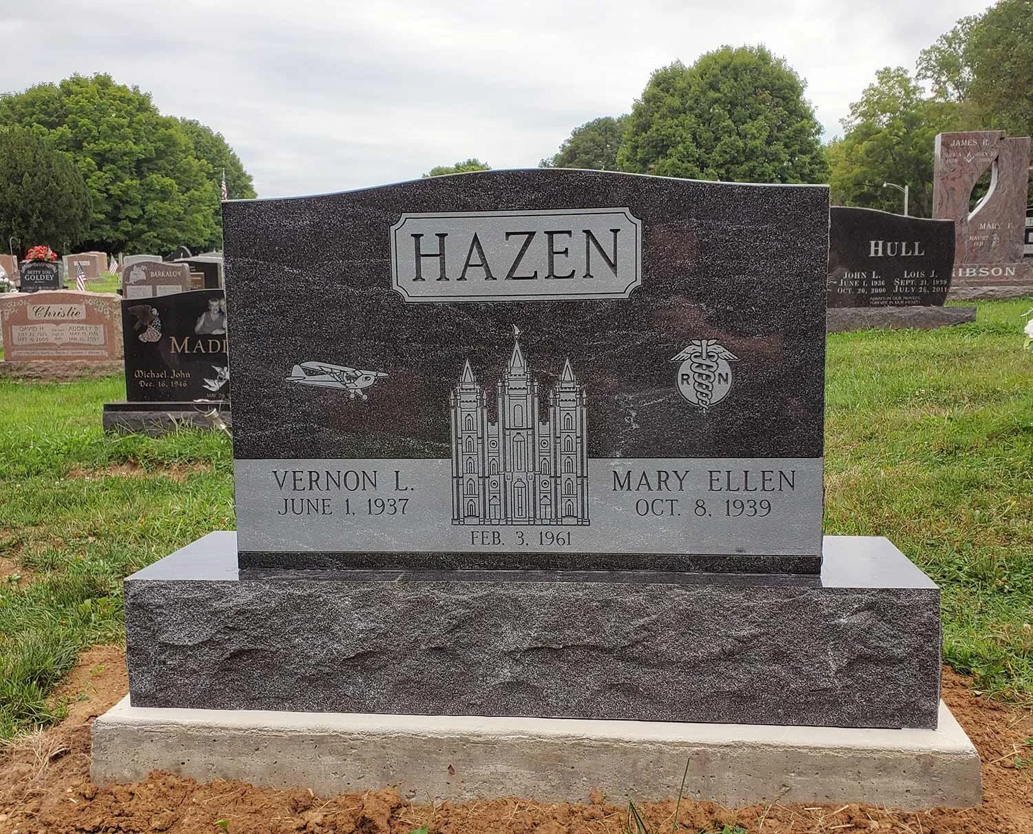 Companion Headstones, Grave Markers, and Monuments — Morrison Monuments