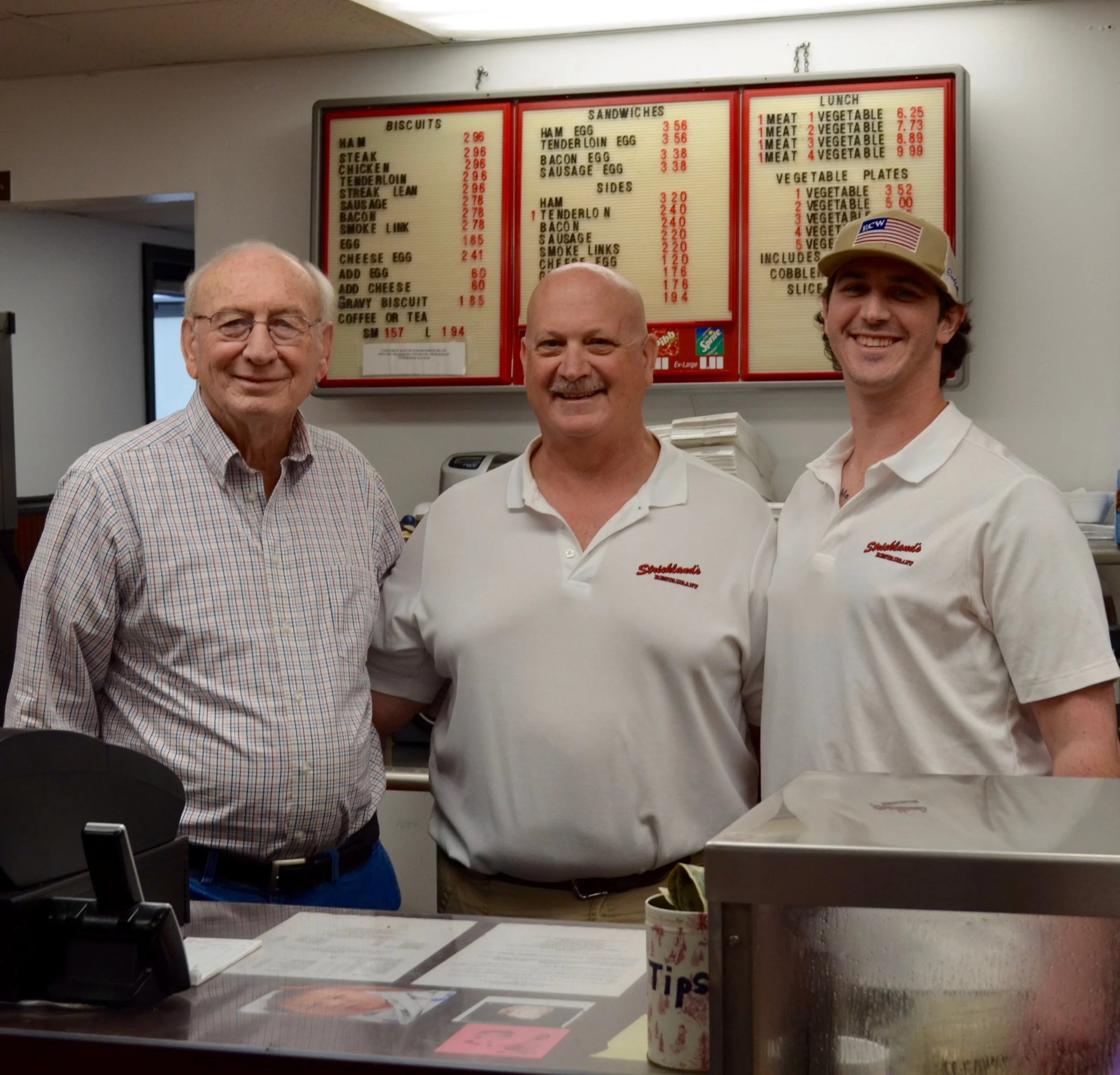 Daily Menu — Strickland's Restaurant