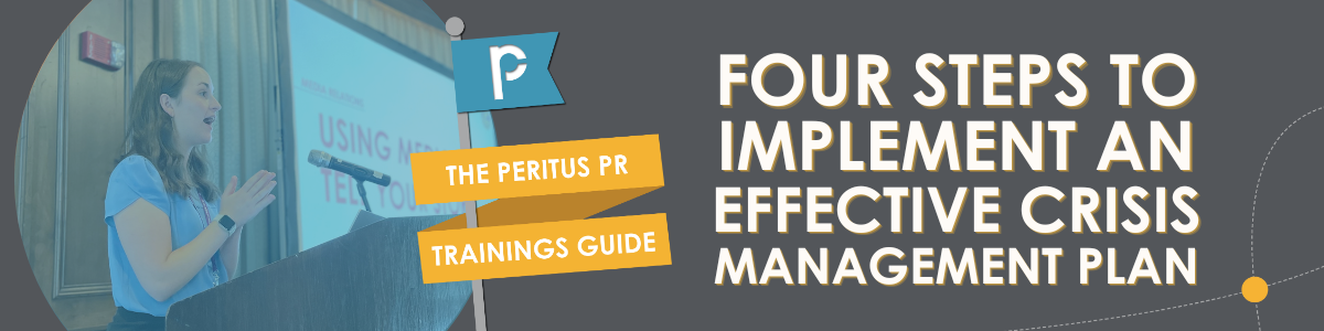 Four Steps to Implement an Effective Crisis Management Plan — Peritus ...