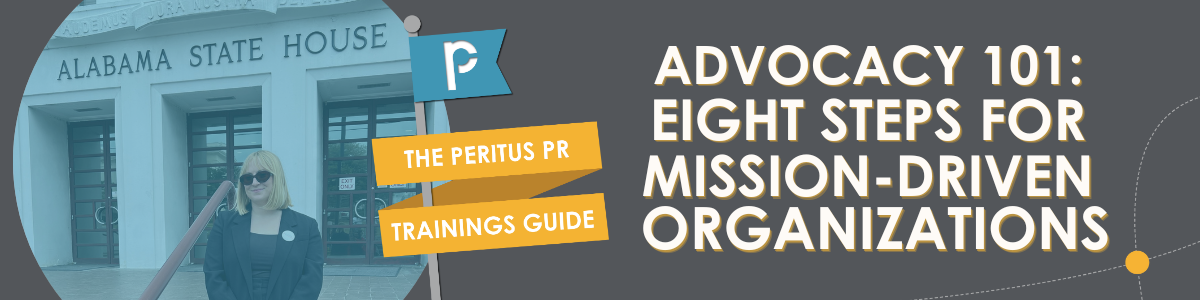Advocacy 101: Eight Steps for Mission-Driven Organizations — Peritus ...