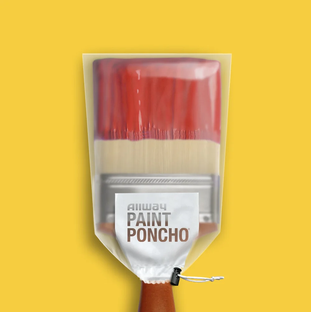 Paint Poncho Brush, Paint Poncho Roller, Reusable Paint Brush Covers ...