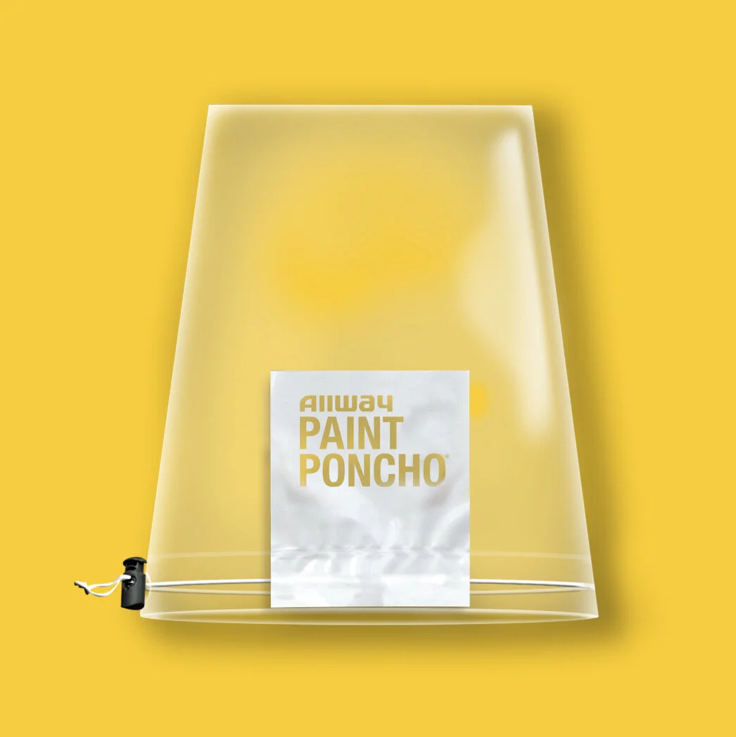 Paint Poncho Brush, Paint Poncho Roller, Reusable Paint Brush Covers ...