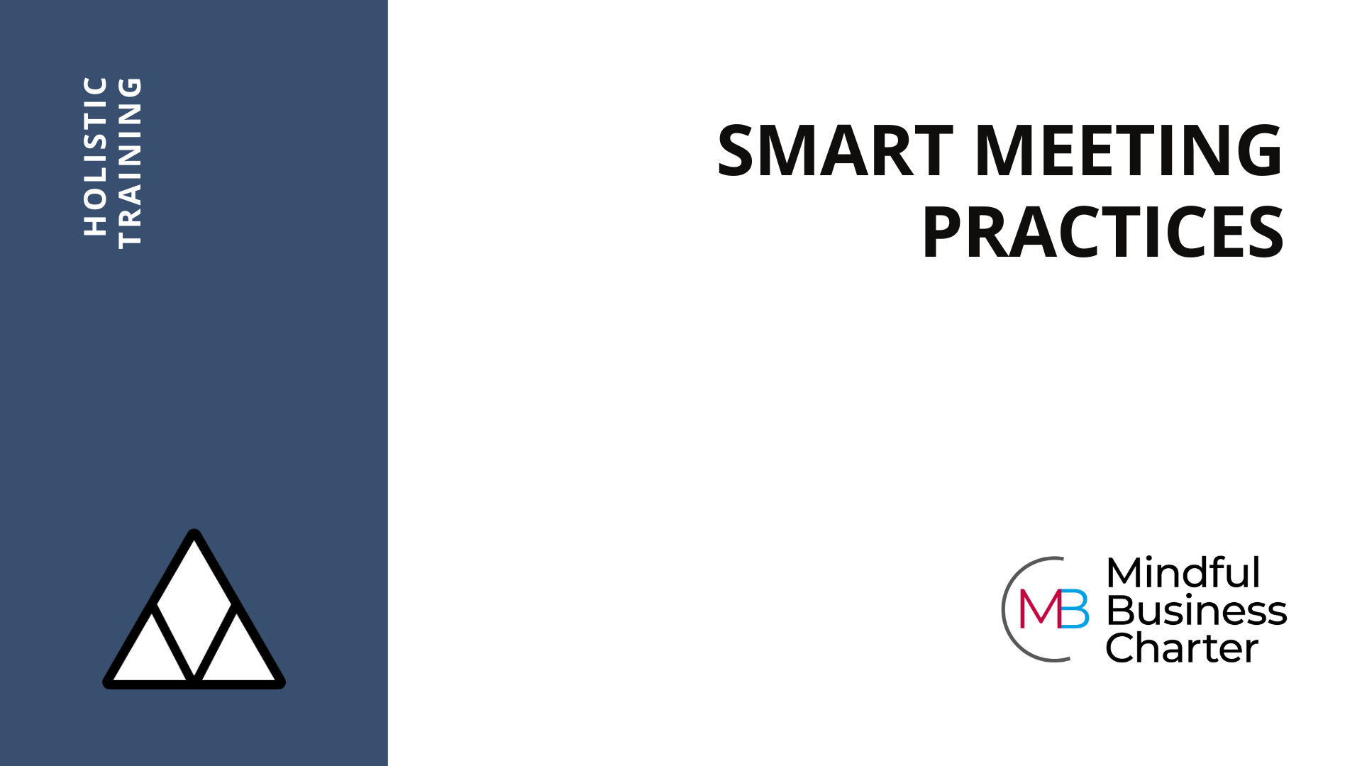 Mindful Business Charter — Holistic Training