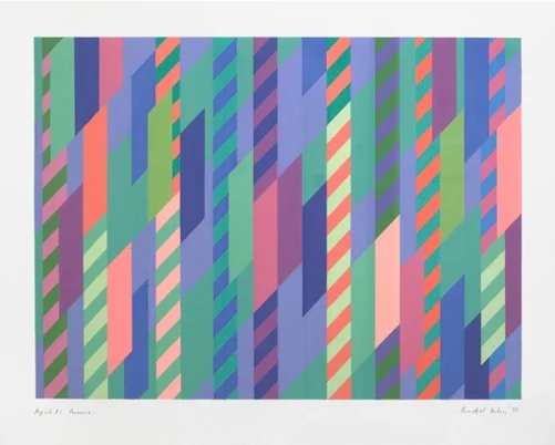 Bridget Riley — GREEN ON RED GALLERY