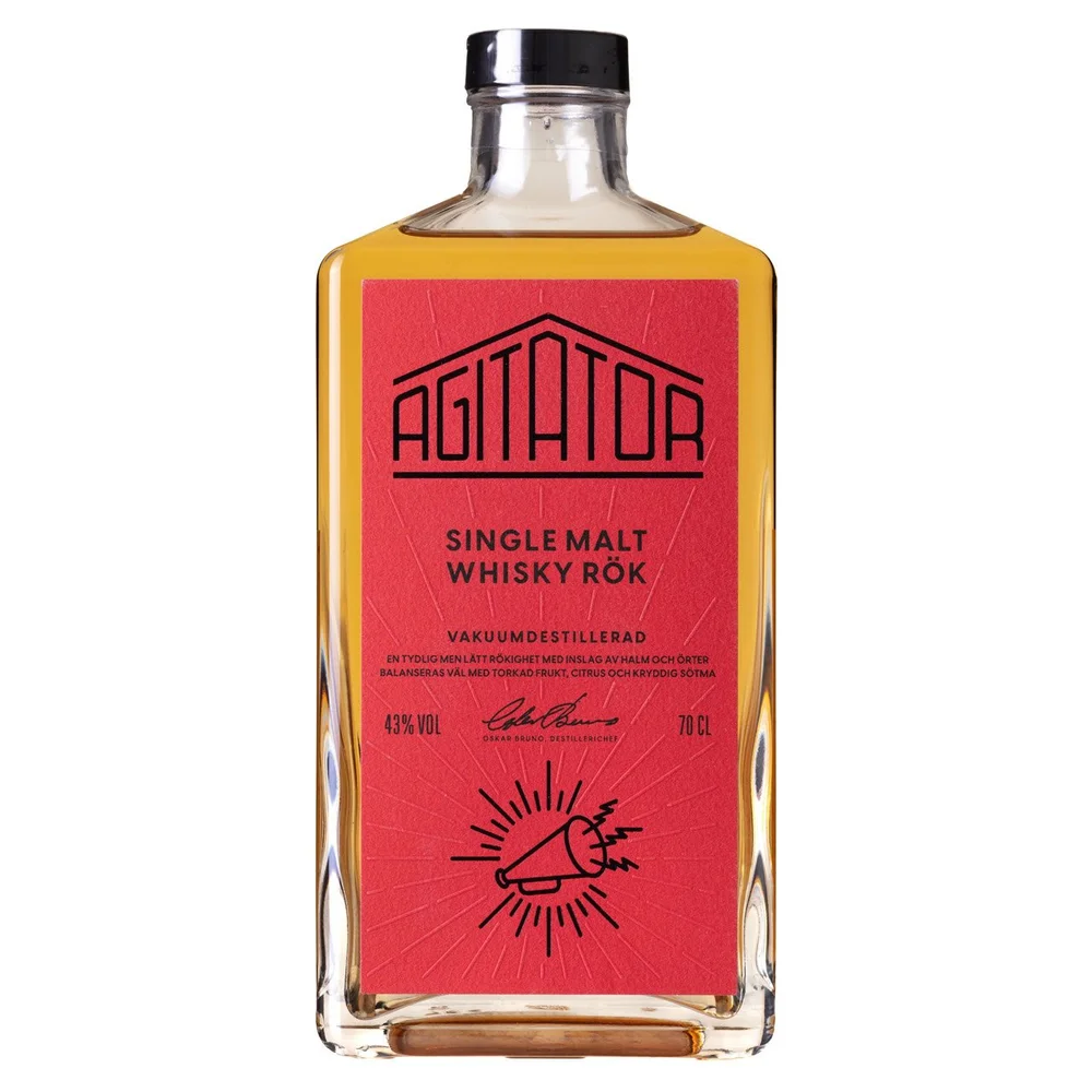 Agitator Single Malt Whisky Rök — Whisky Saga