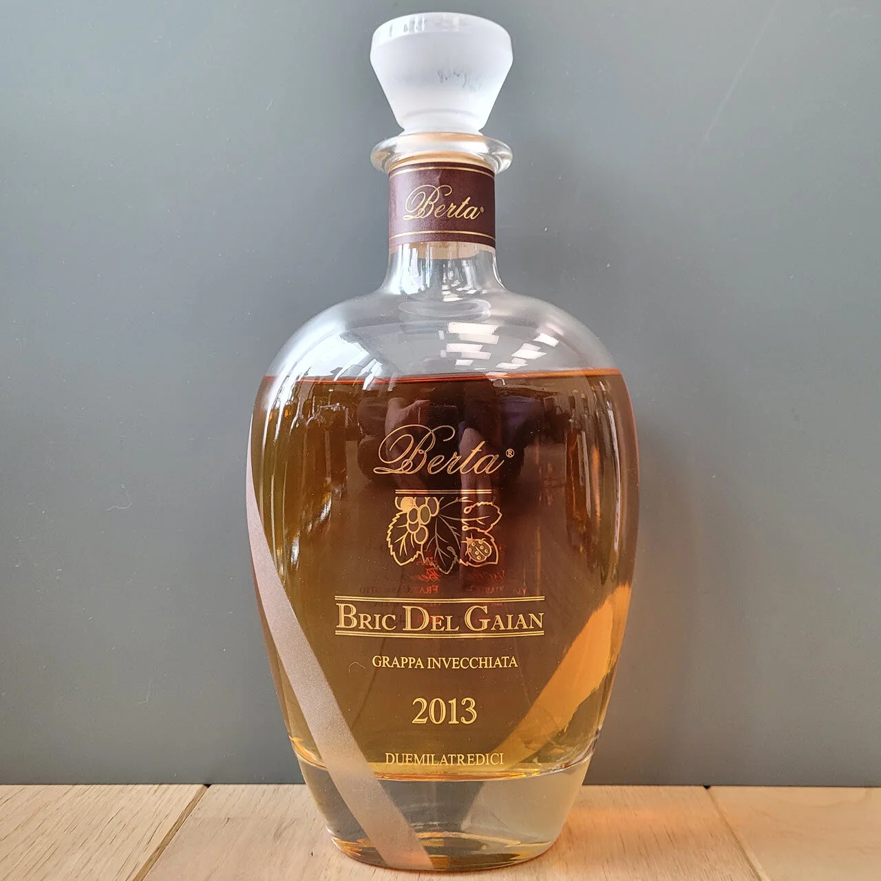 Berta Bric del Gaian Grappa Invecchiata 2013 — Whisky Saga