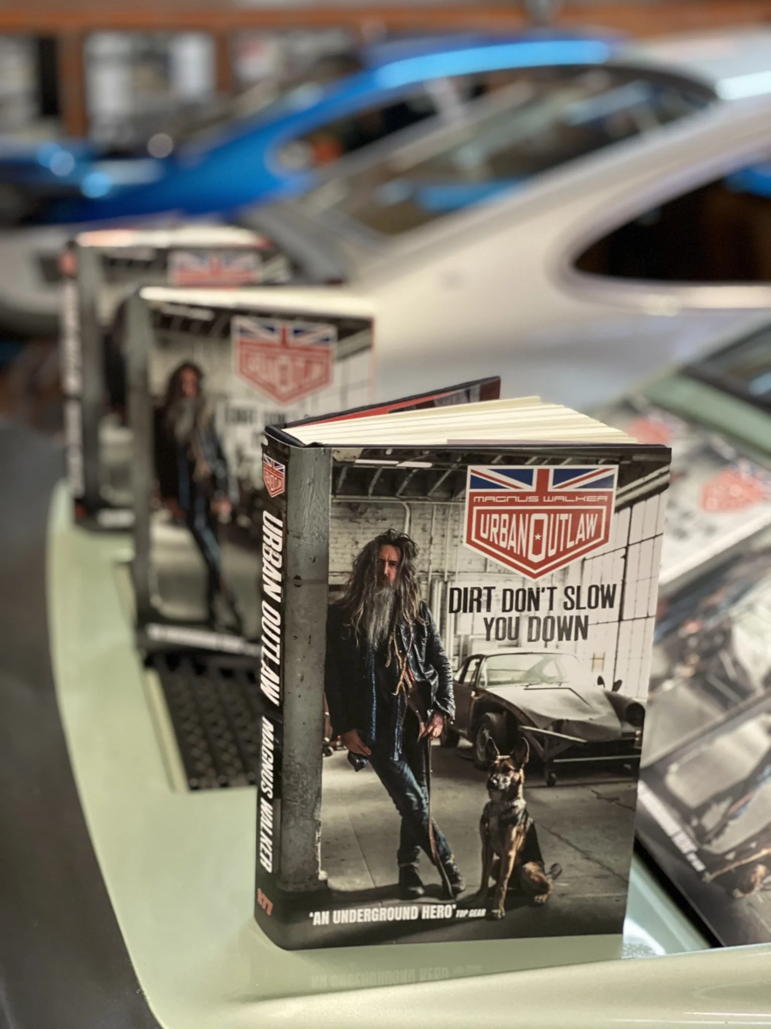 Magnus Walker - Dirt Don't Slow You Down Book Cover — Fresh Lemon Print