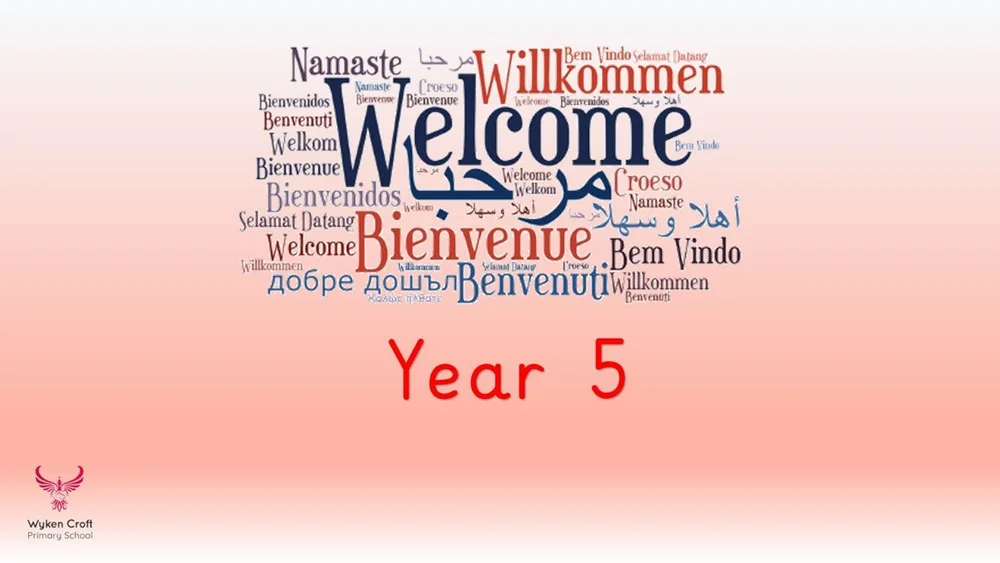 Year Group - Year 5 — Wyken Croft Primary School