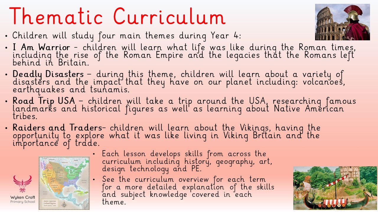 Year Group - Year 4 — Wyken Croft Primary School