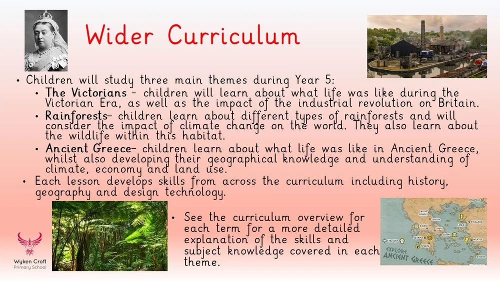 Year Group - Year 5 — Wyken Croft Primary School