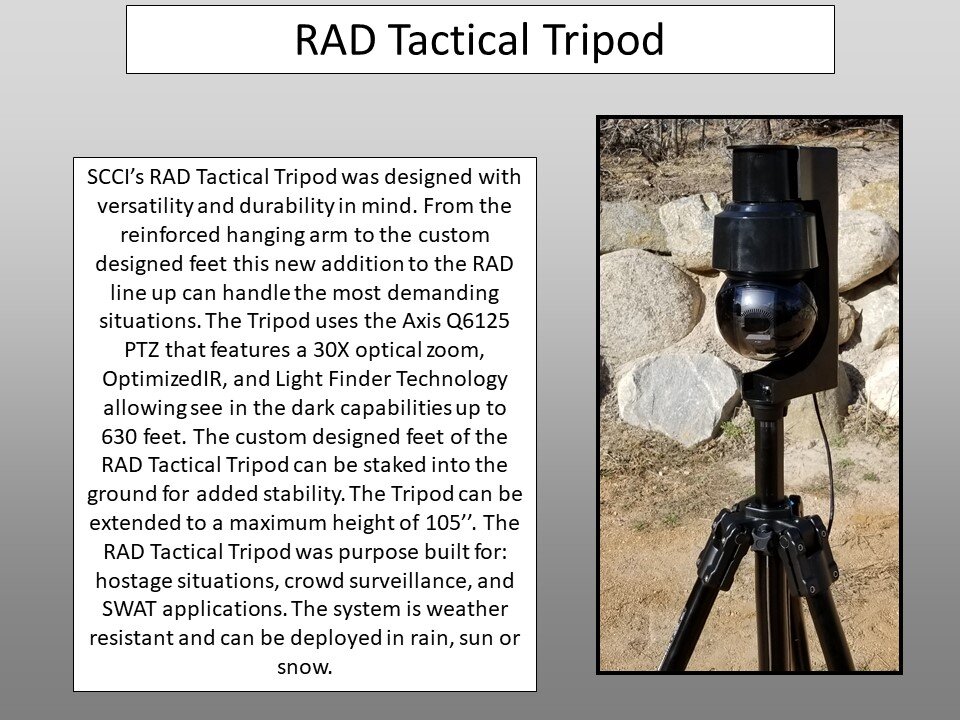RAD Tactical Tripod — Sandoval Custom Creations, Inc.