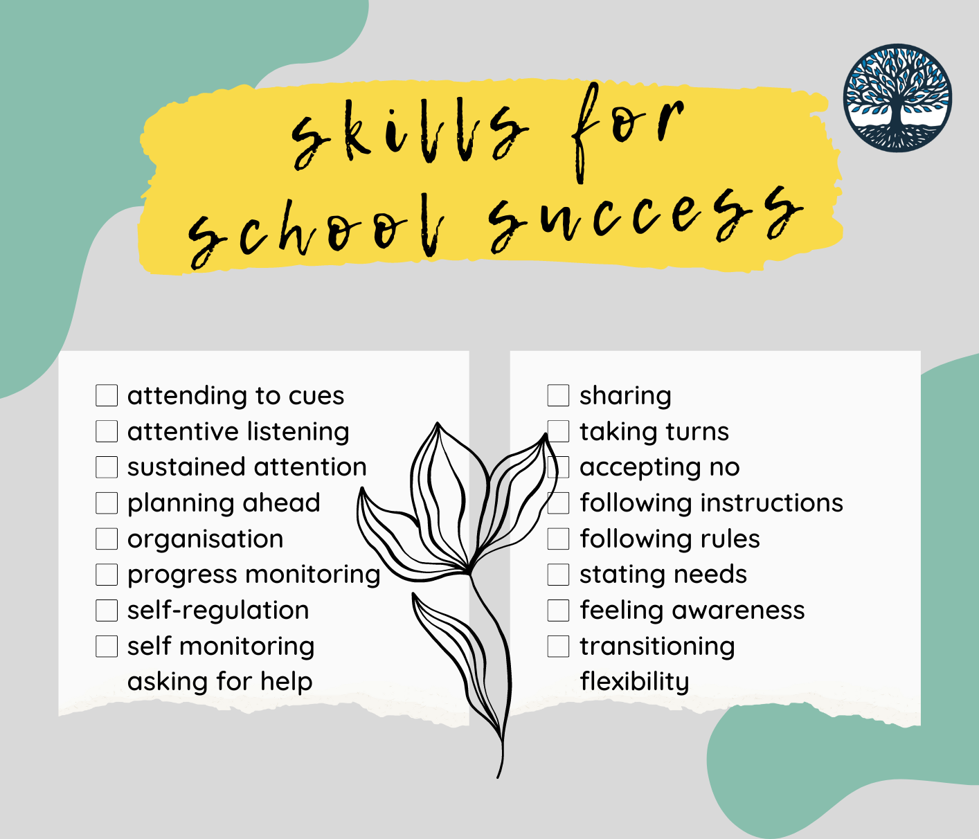 Academic and social skills checklist — Theodora Constantinou