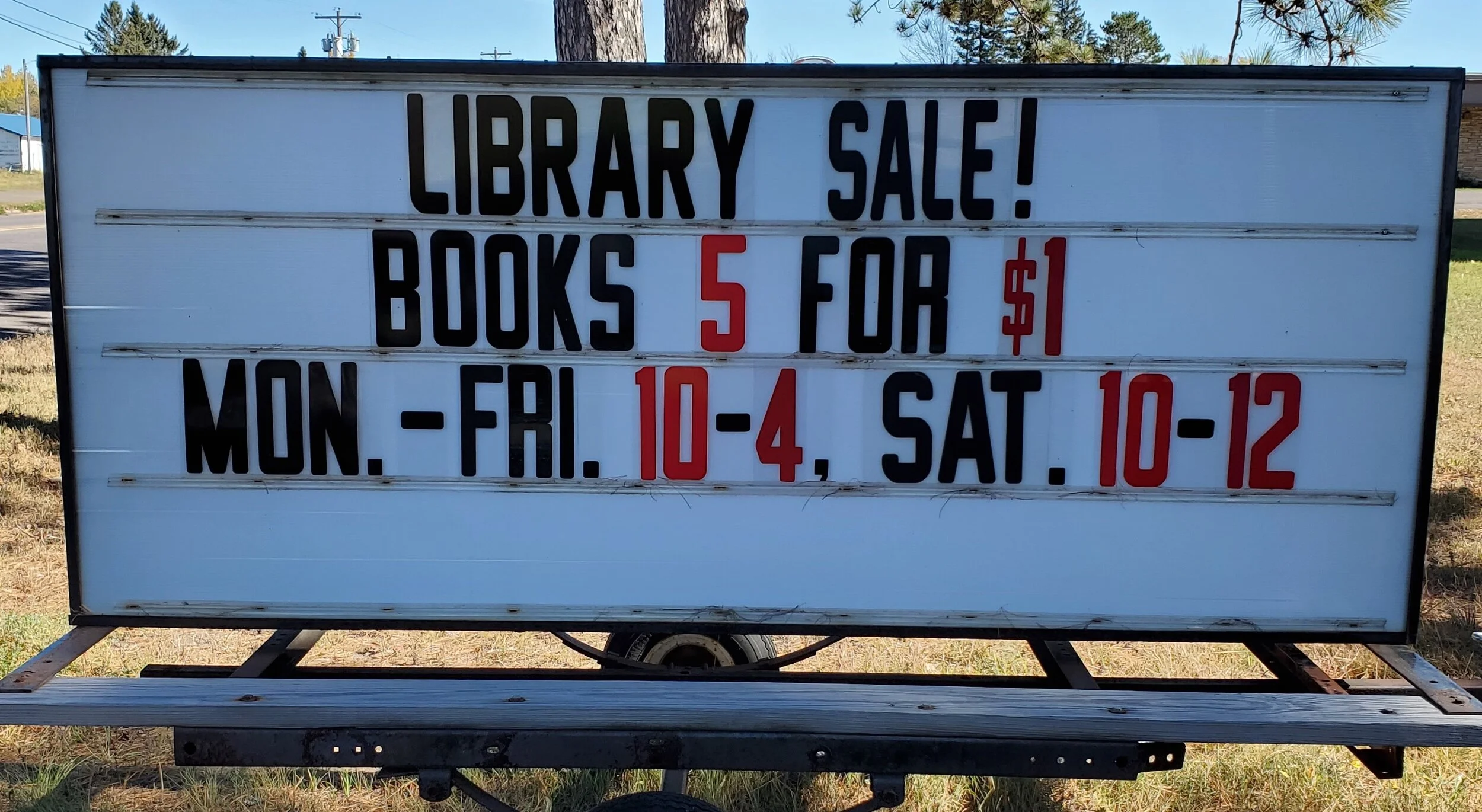 Friends Book Sale — Evelyn Goldberg Briggs Memorial Library | Iron ...