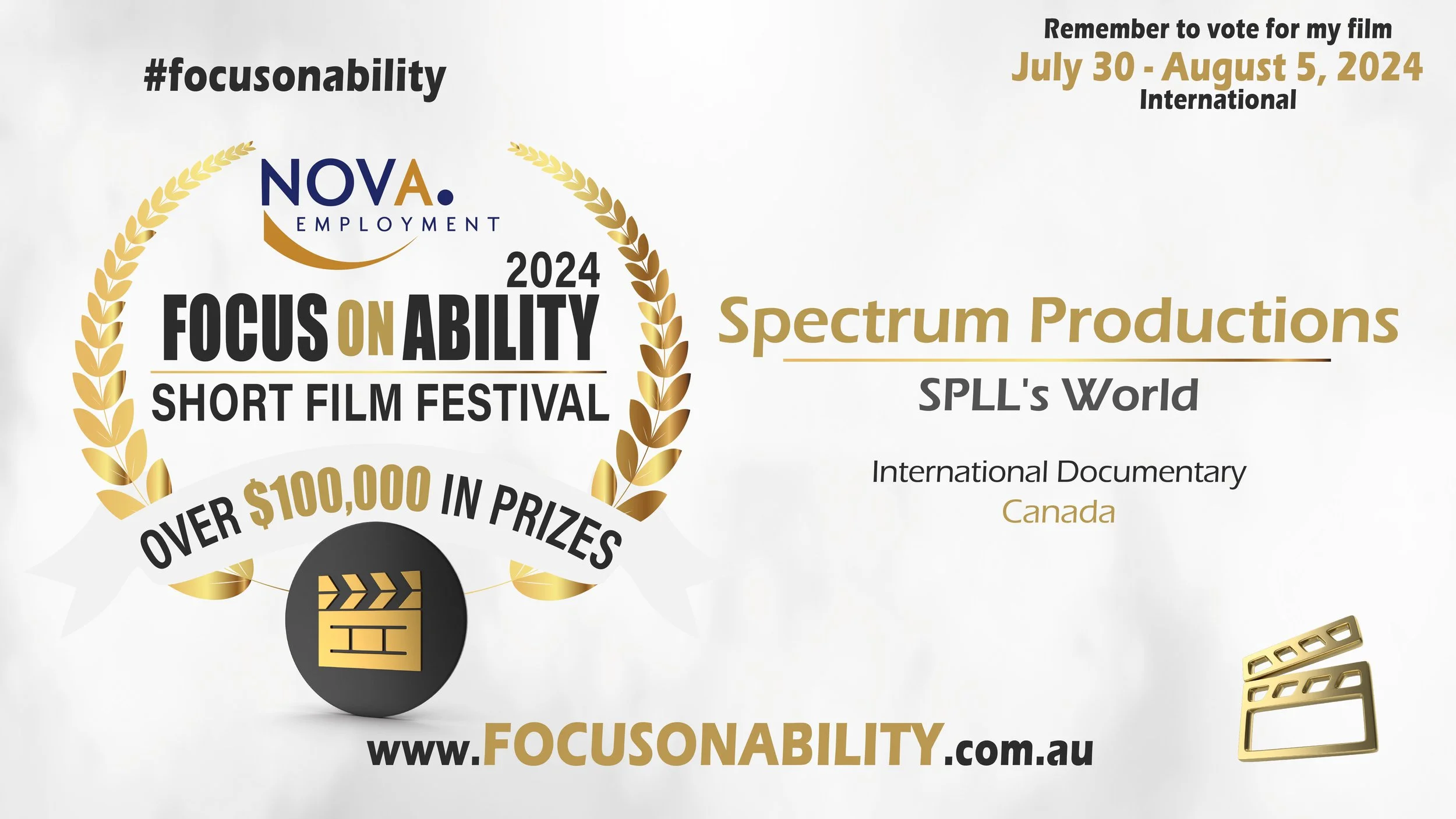 Spectrum Films Selected for International Film Festival! | Les films de ...