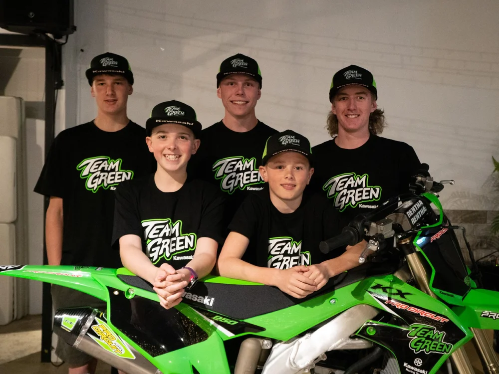 PRESS RELEASE: KAWASAKI'S TEAM GREEN ROSTER — thedirt.co.nz