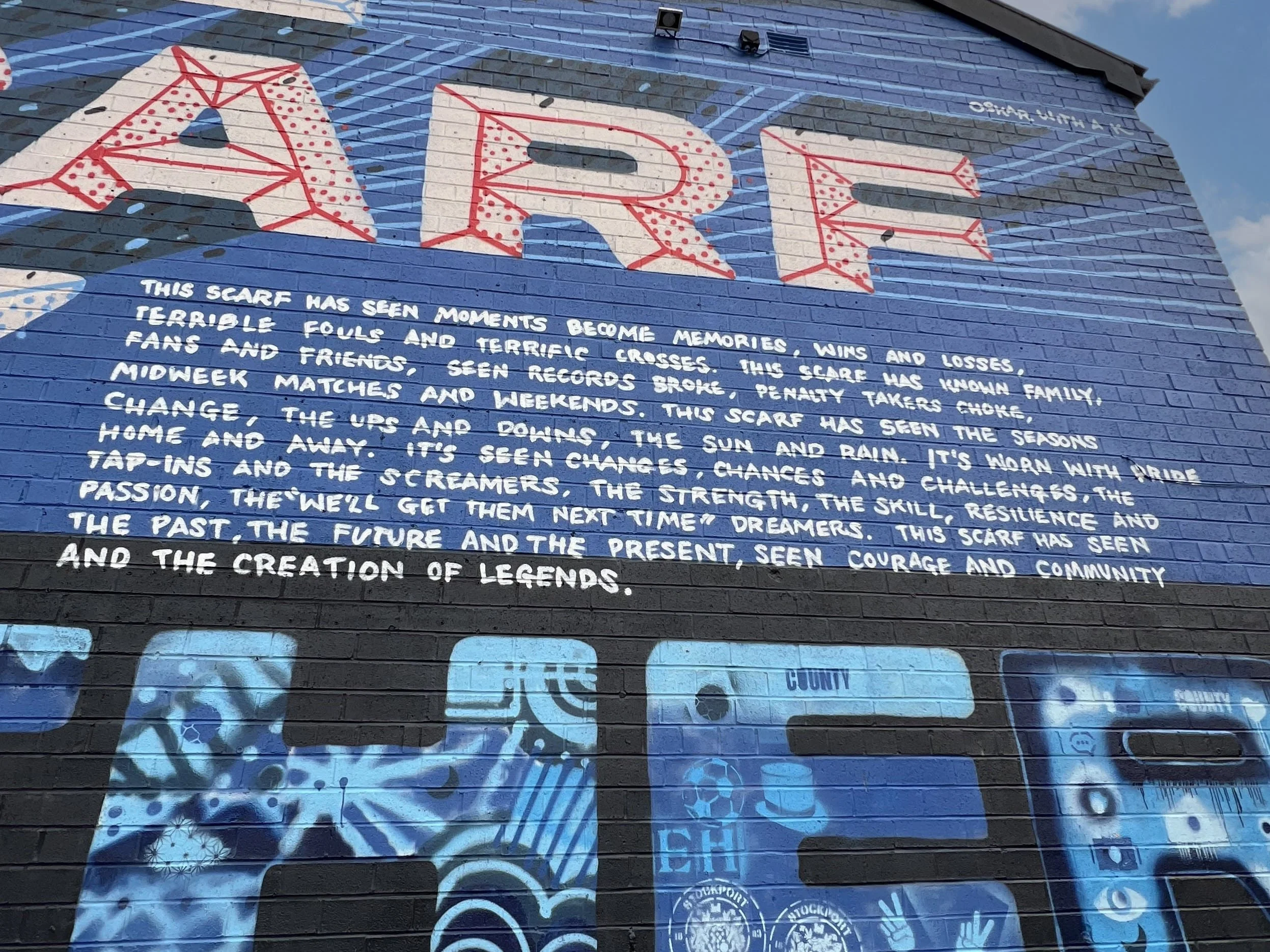 Transformative Mural Project: Celebrating Stockport's Football Heritage ...