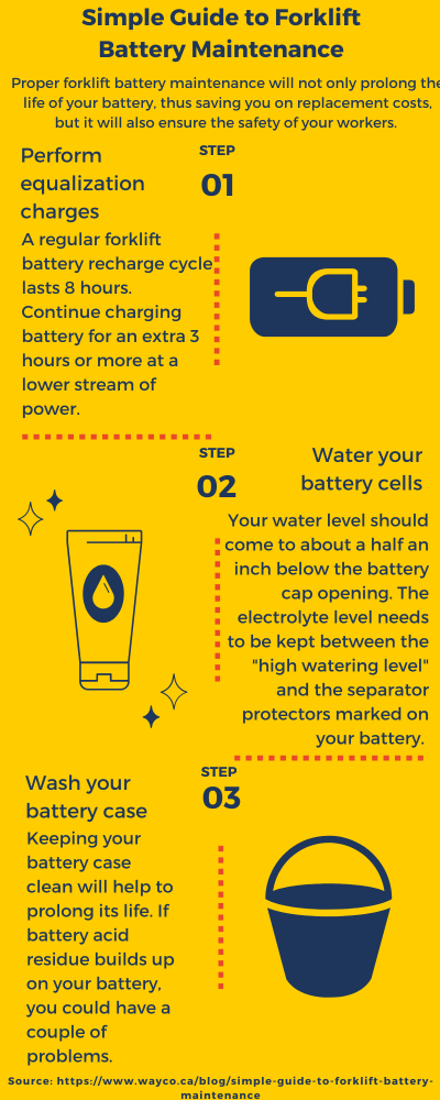 Simple Guide to Forklift Battery Maintenance — ForkliftHub.ca