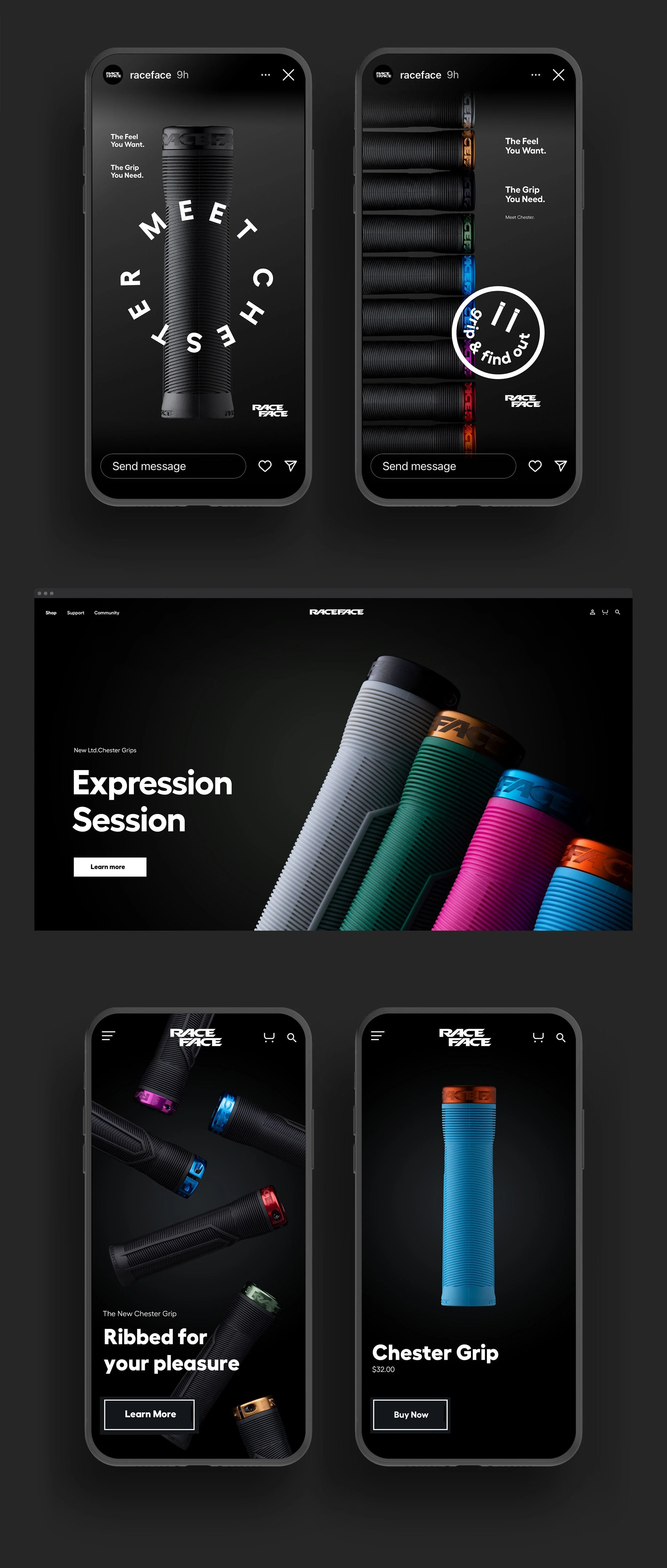 Race Face - Grip Give‘r — josh fehr