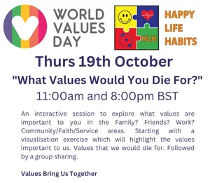 Happy Life Habits Supporting World Values Day — Happy Life Habits