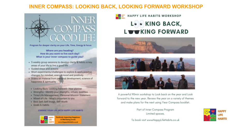 Inner Compass: Looking Back, Looking Forward Workshop — Happy Life ...