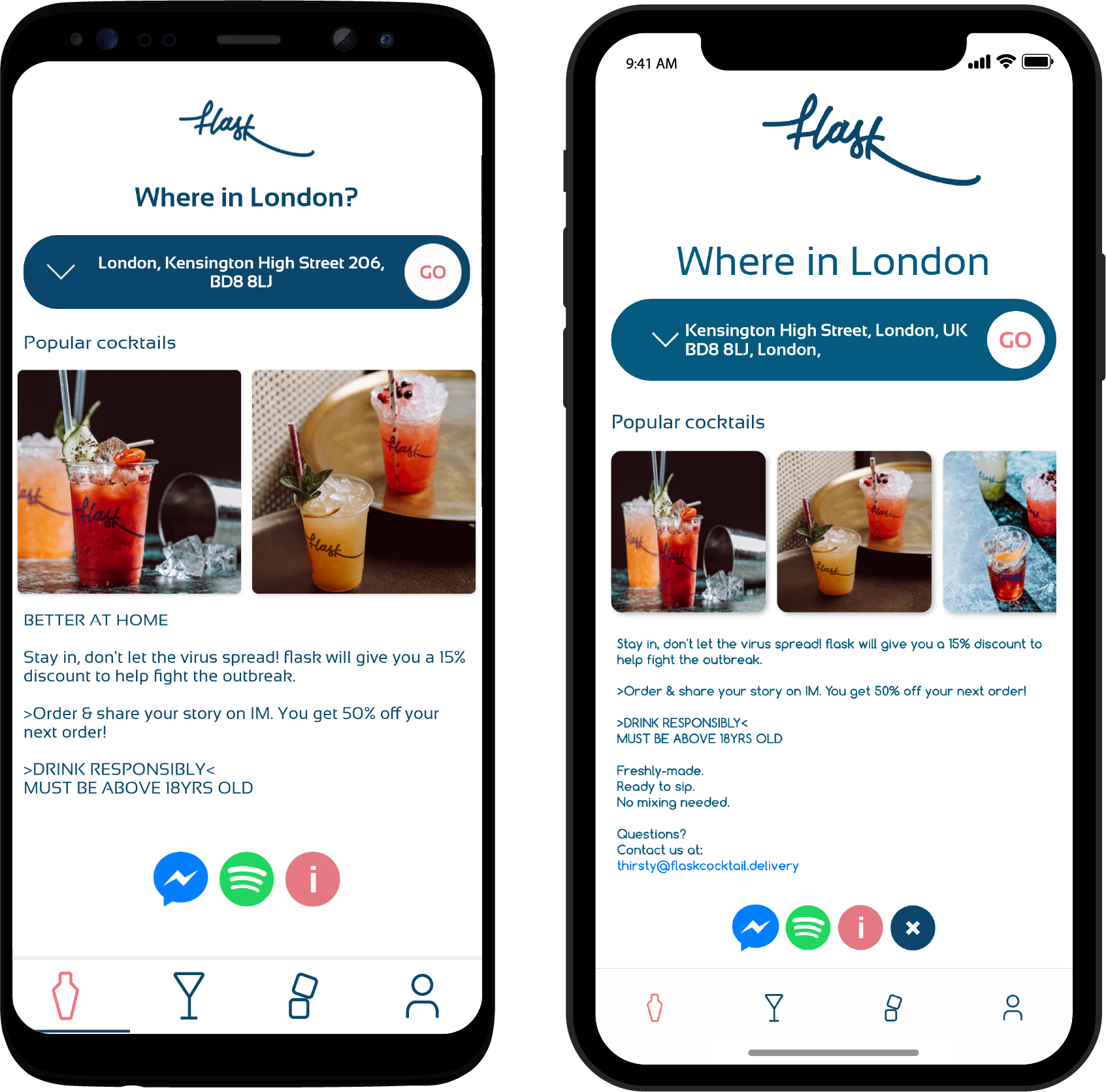 flask stores - Flask cocktails delivery