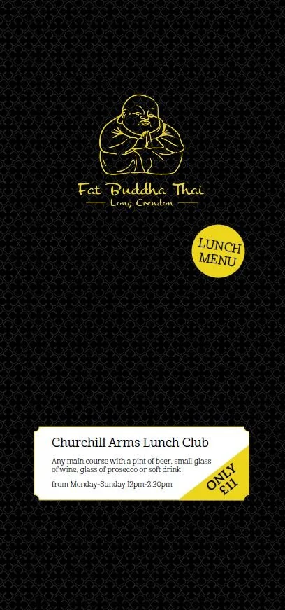 Lunch Menu — The Churchill arms