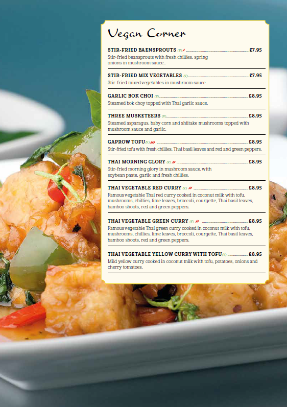Takeaway Menu — The Churchill arms