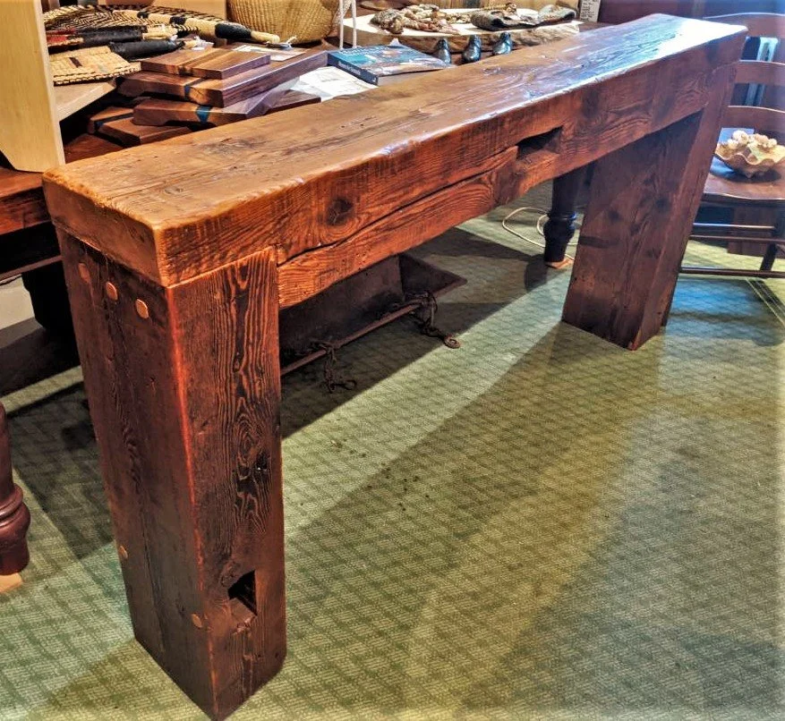 Barn Beam Console Tables — Gypsy Farmhouse