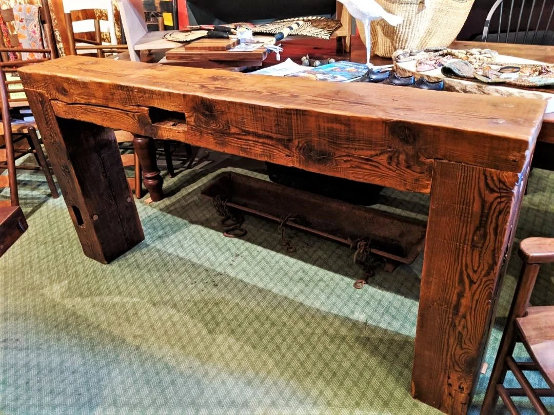 Barn Beam Console Tables — Gypsy Farmhouse
