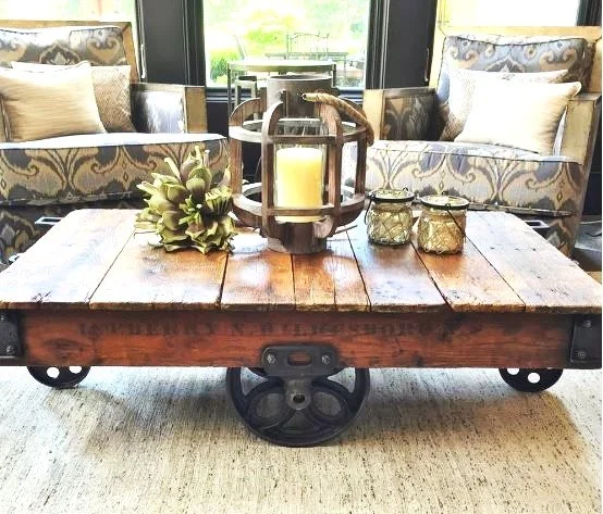 Railroad Cart Coffee Tables — Gypsy Farmhouse