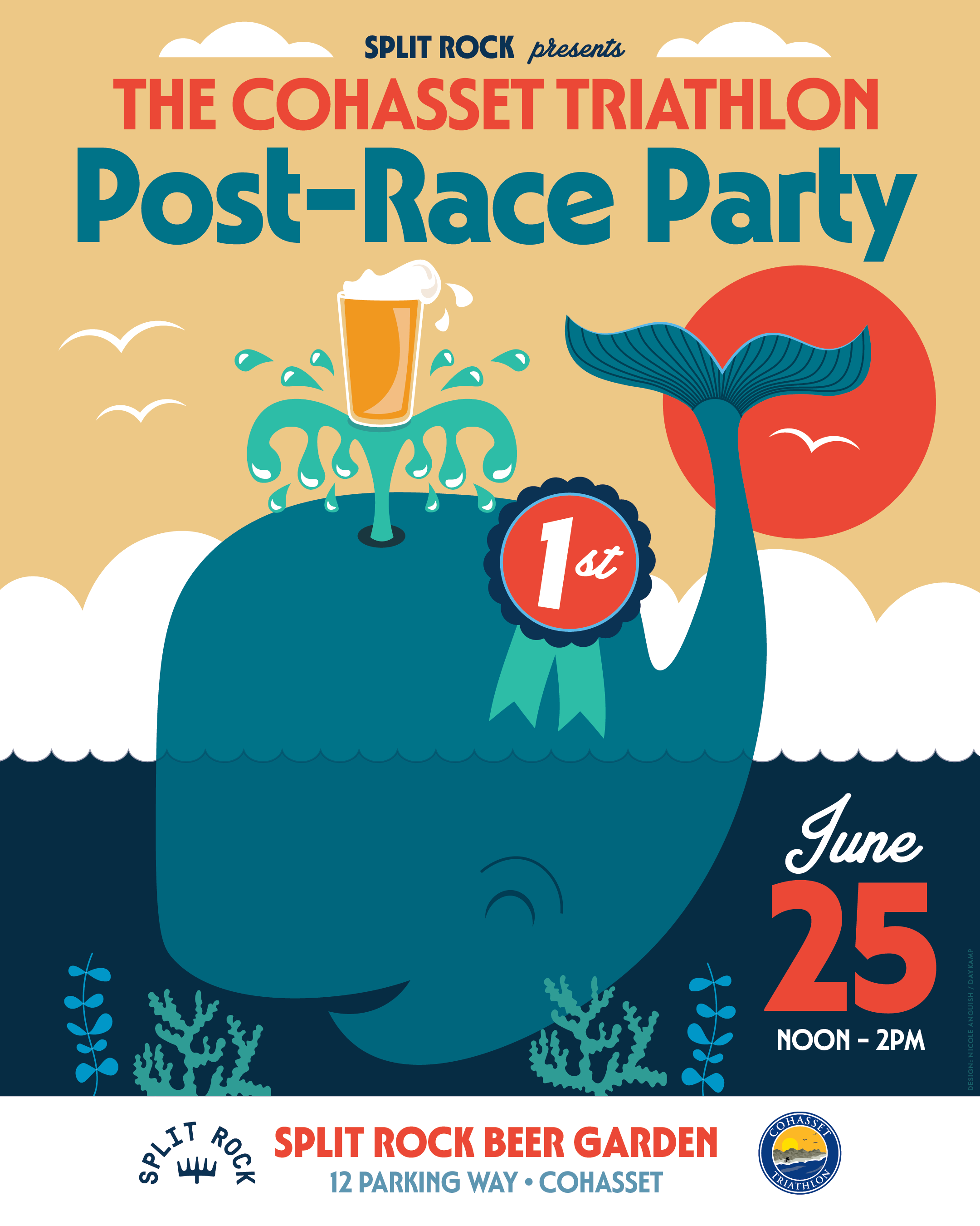 POST RACE PARTY @ SPLIT ROCK! — Cohasset Tri